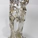 Handmade Silver-coated Resin Vase With “woman and Flowers” Design - Etsy