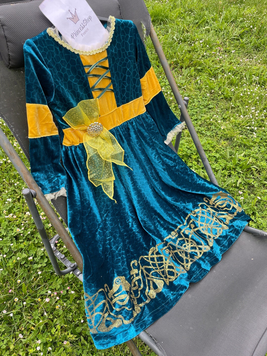 Brave Merida Costume for Girls Kids Brave Cosplay Dress Birthday Party ...