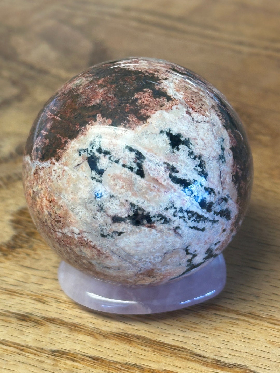 Red Snowflake Obsidian Sphere - Etsy