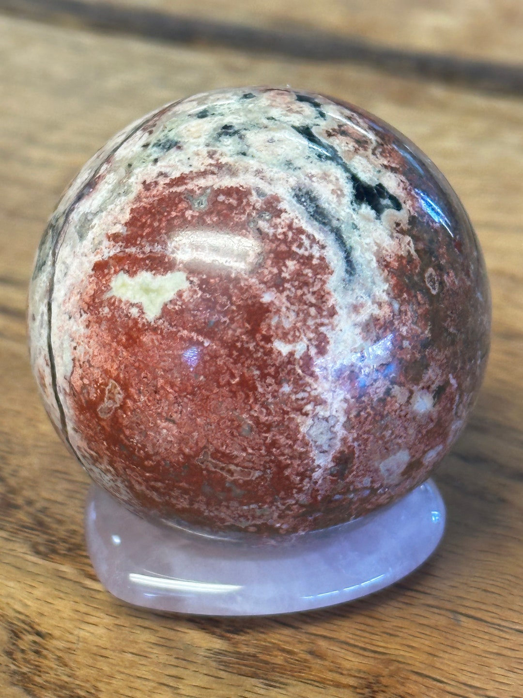 Red Snowflake Obsidian Sphere - Etsy