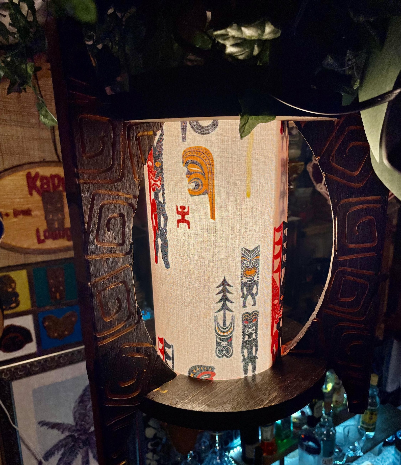 Made to Order Custom Tiki Lamp: Three-spired Tropical Treasure Lighting ...