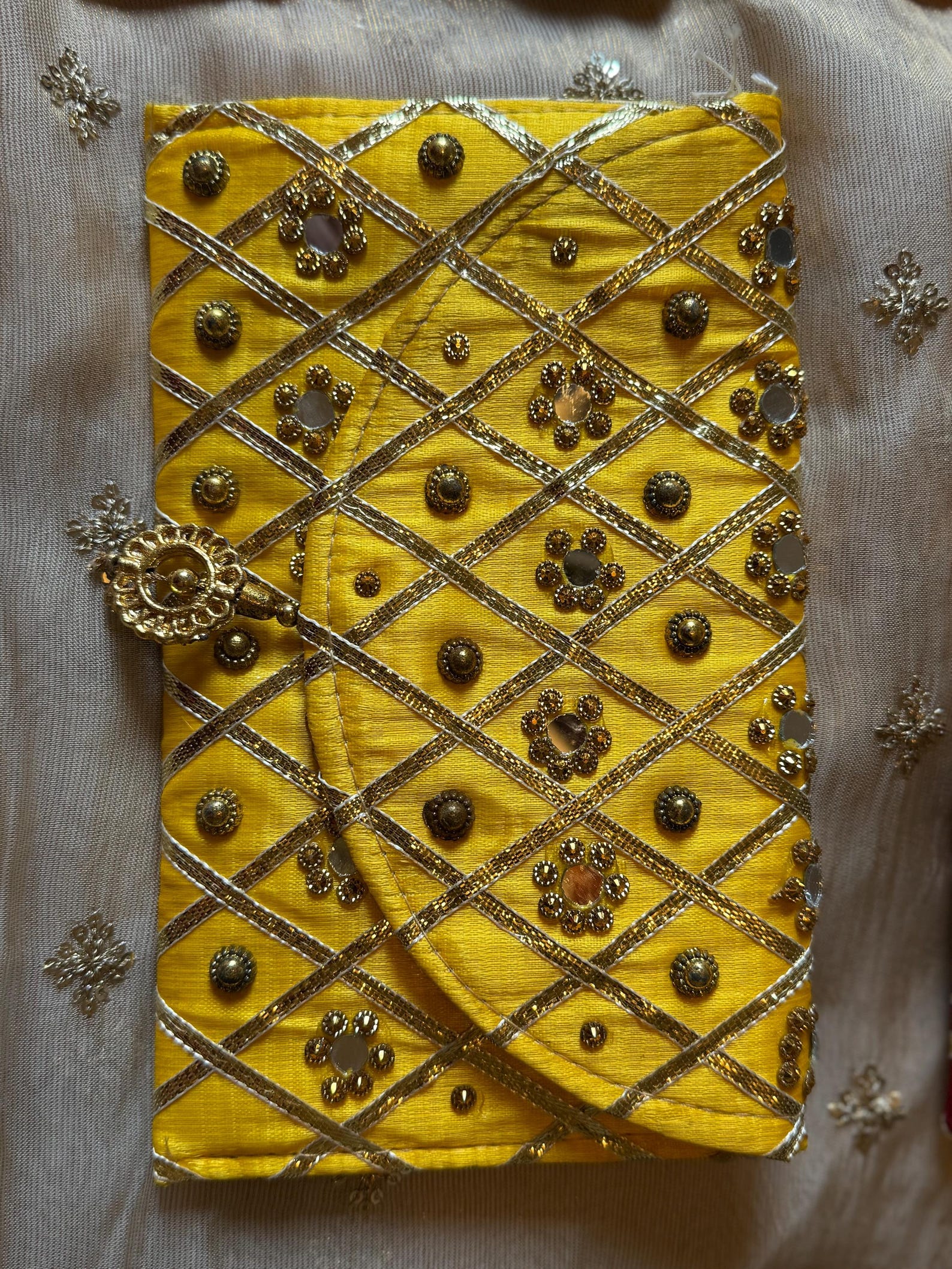 Handmade Mirror Work Clutch Bag: Indian Pakistani Wedding Purse - Etsy