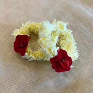 Hand Flower Gajra, Artificial Gajra Pair, Flower Bangel Jewelry, Pithi ...