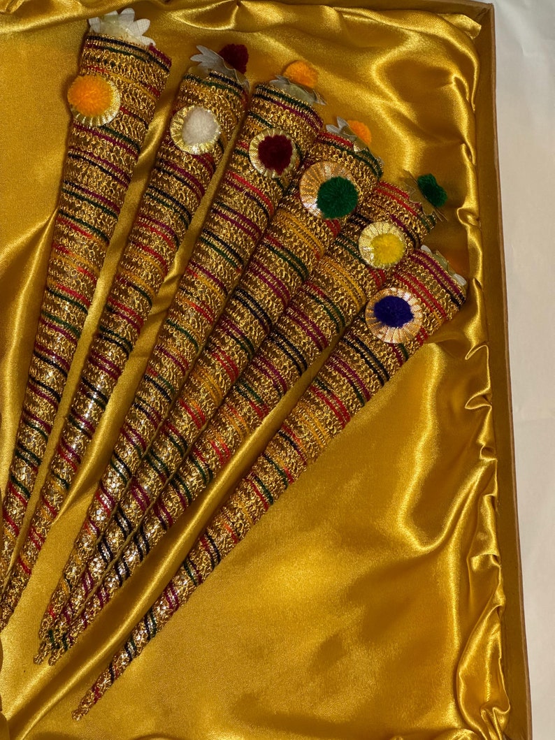 Mehndi Cone Covers: Decorative Henna Party Decor - Etsy