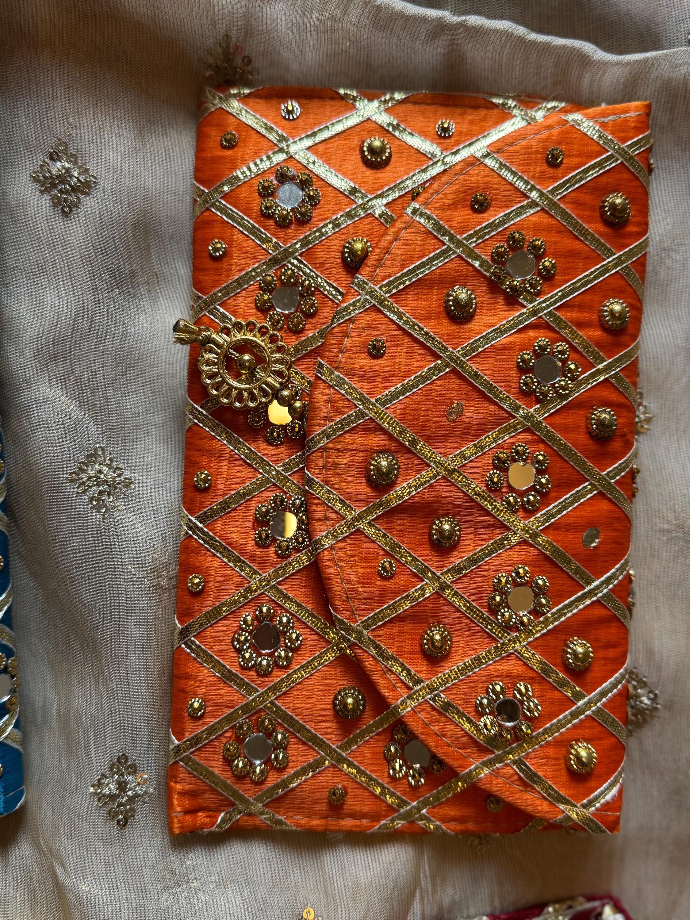 Handmade Mirror Work Clutch Bag: Indian Pakistani Wedding Purse - Etsy