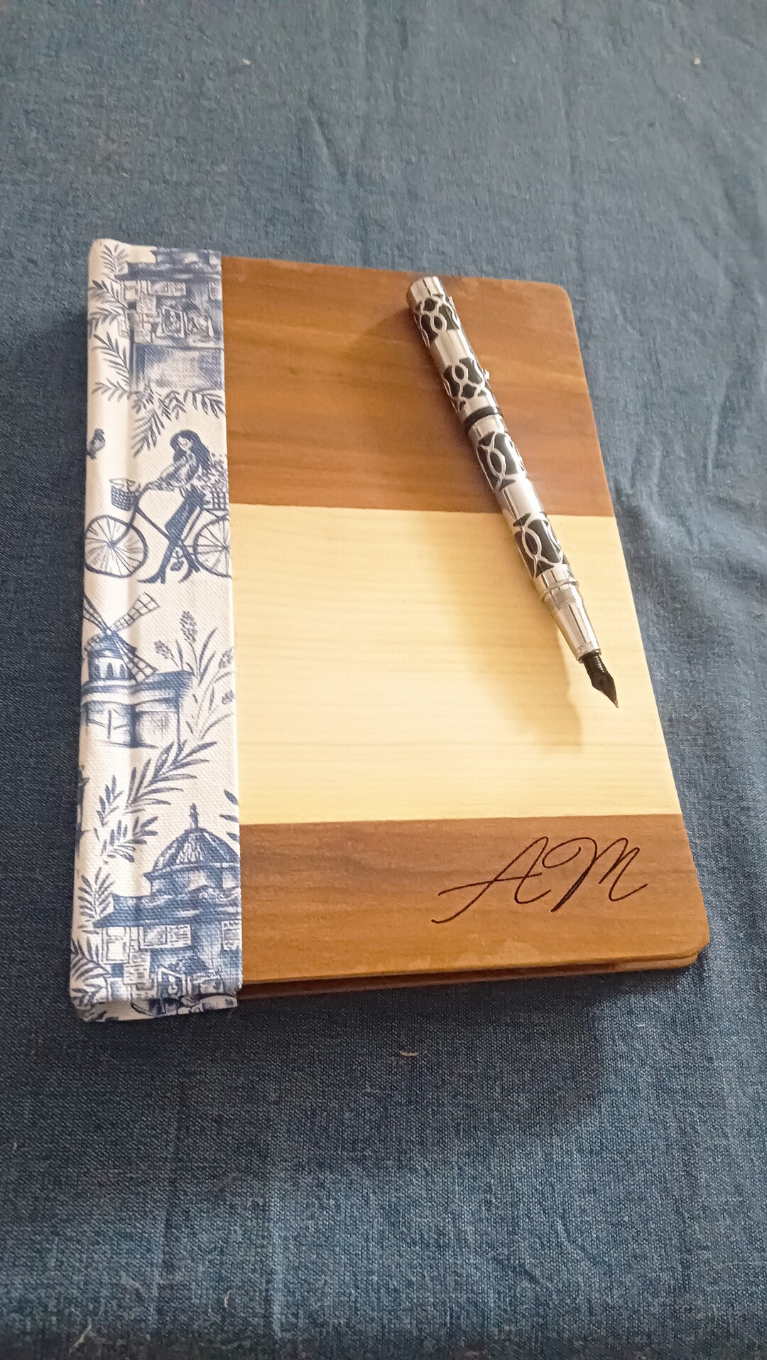Custom Made Wooden Cover Journal. - Etsy