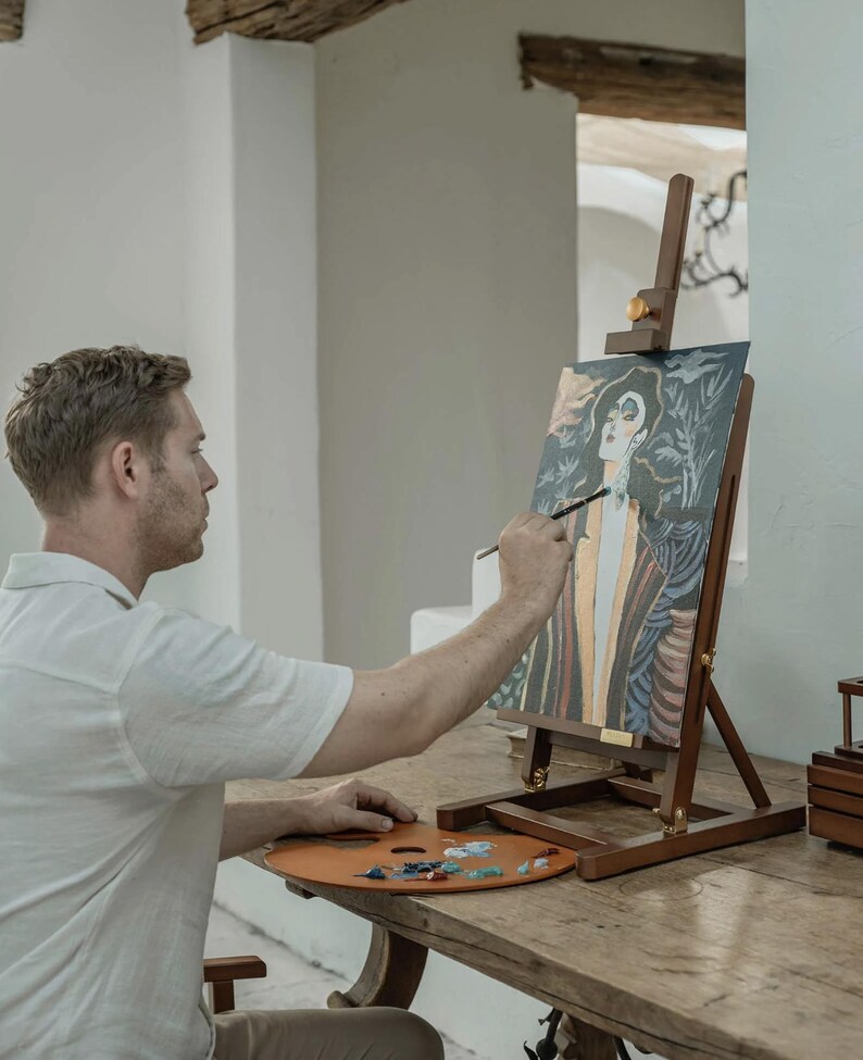 Adjustable Wood Tabletop Easel - Etsy