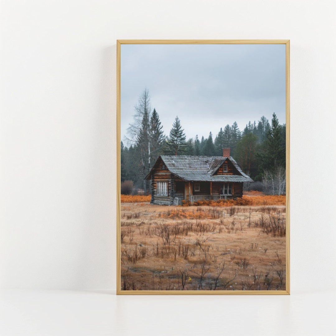 Deserted Cabin / Trees / Forest / Cabin in the Woods / Digital Art ...