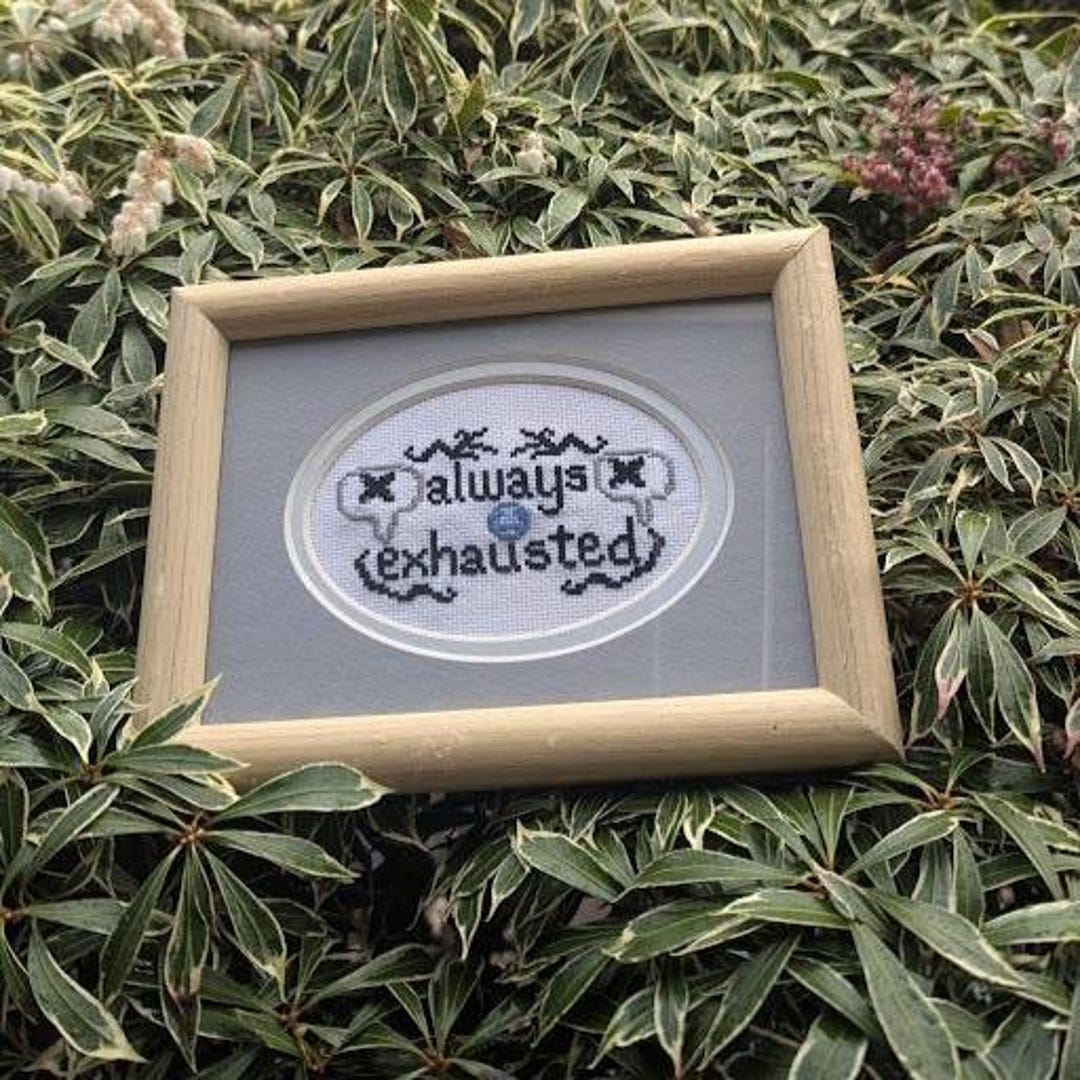 Always Exhausted | Stardew Valley Inspired Cross Stitch Pattern - Etsy
