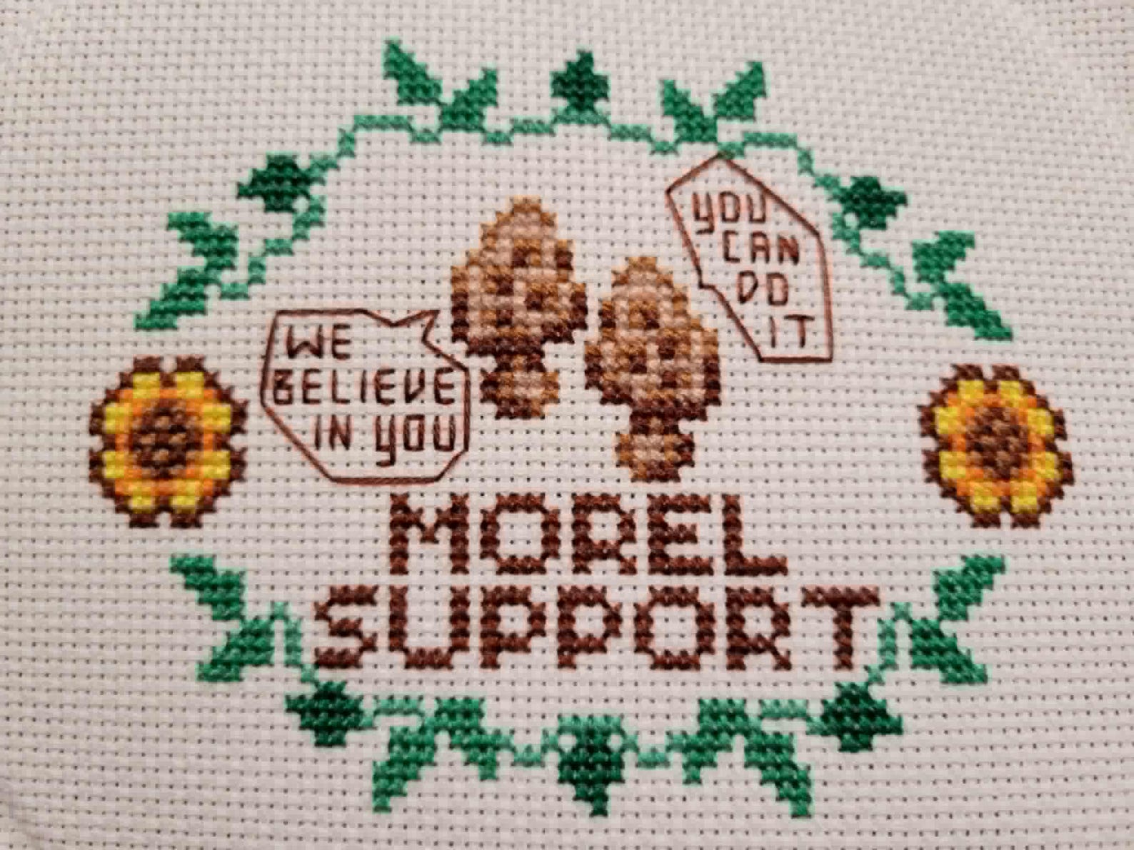 Morel Support Cross Stitch Pattern: Stardew Valley Inspired (digital ...