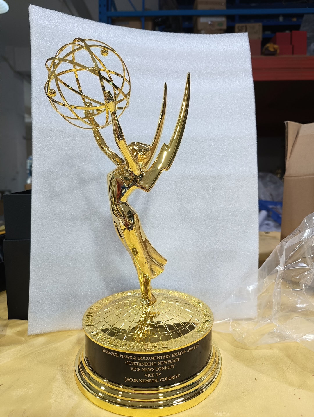 Emmy Award Television 39cm Customized Trophy 1:1 International ...