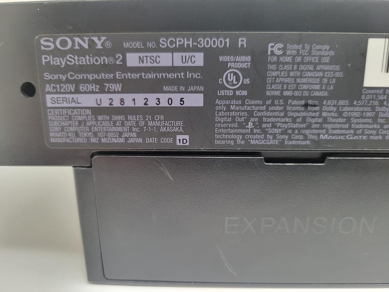 Restored PS2 Fat Complete System 1 OEM Transparent Controller Memory ...