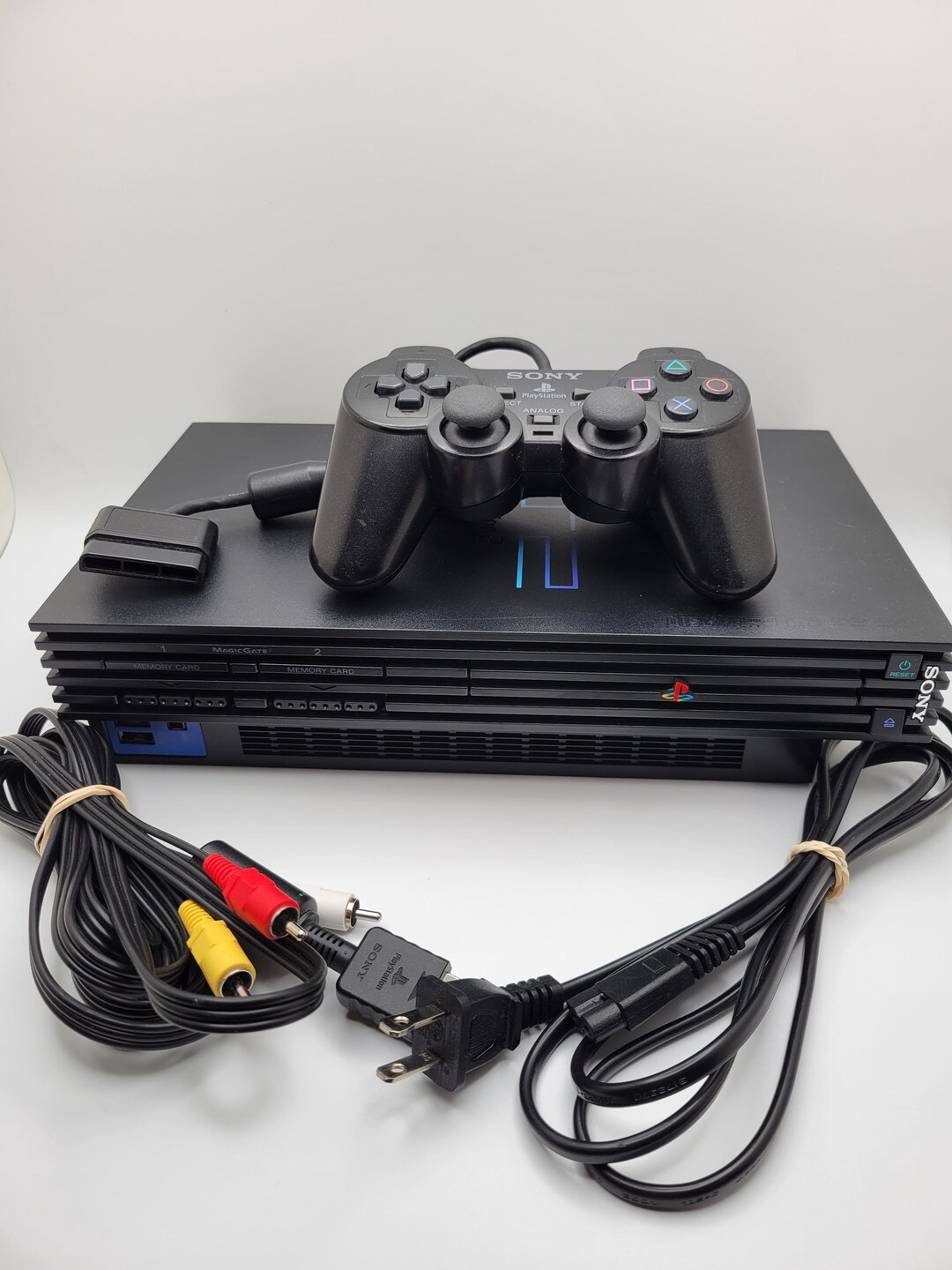 Refurbished PS2 Fat Complete System 1 Controller 1 Memory Card All ...