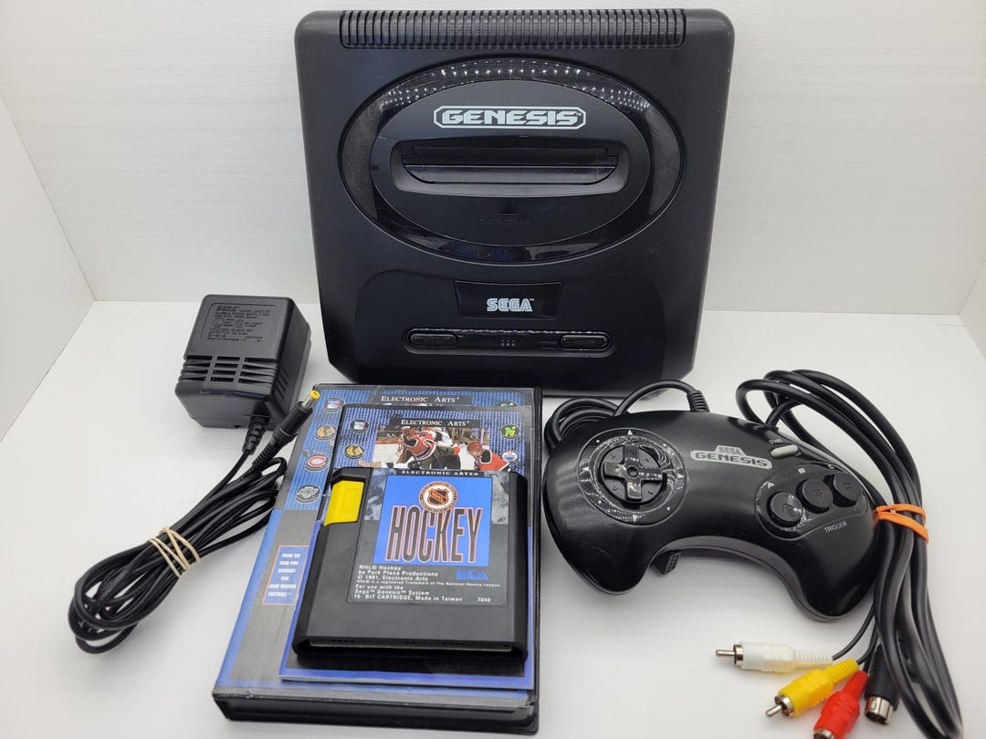 Restored Sega Genesis Model 2 W/ 1 Controller, NHL Hockey and All ...