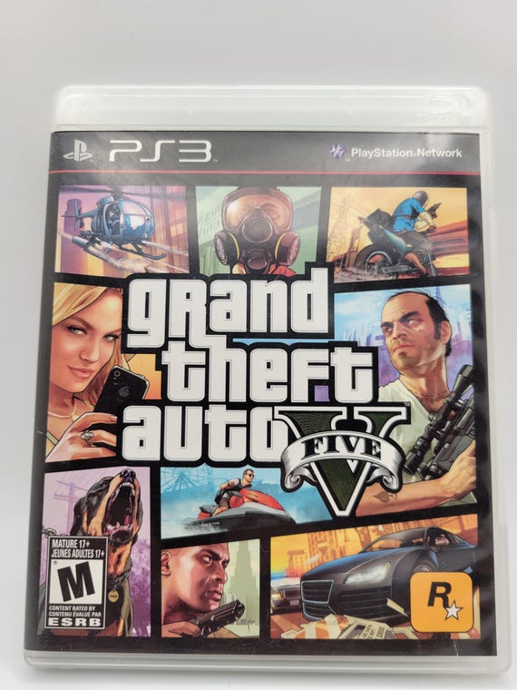Grand Theft Auto 5 for PS3 Complete Edition case Disc Manual Map FAST SHIPPING Etsy