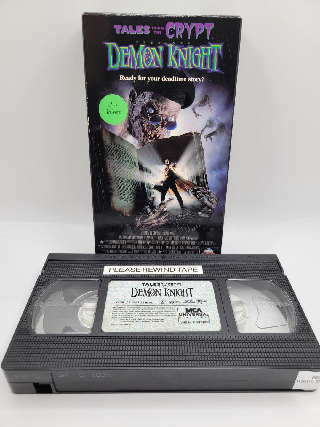 Tales From the Crypt Demon Knight VHS | Horror | Tested and Working ...