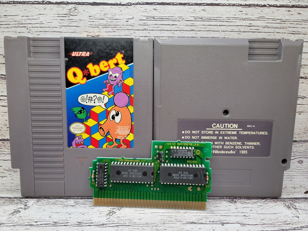 Nintendo NES Qbert Authentic, Cleaned and Tested - Etsy