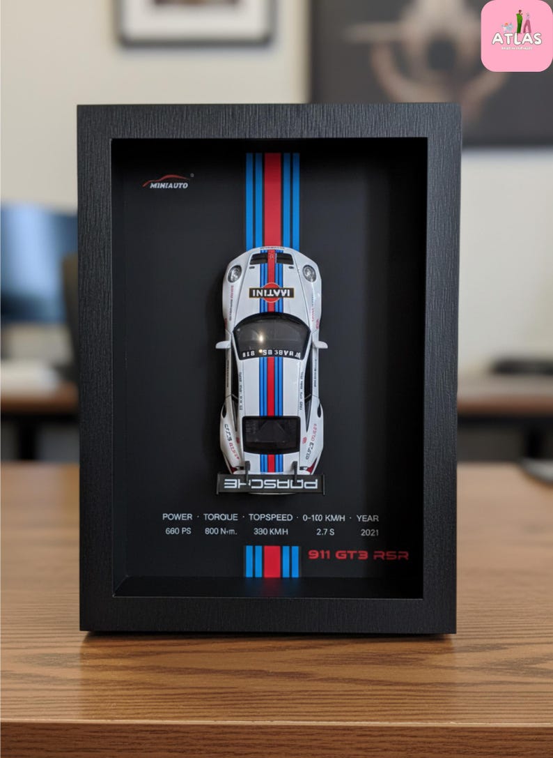 3D Die-cast Car in Display Frame | Limited Edition - Etsy