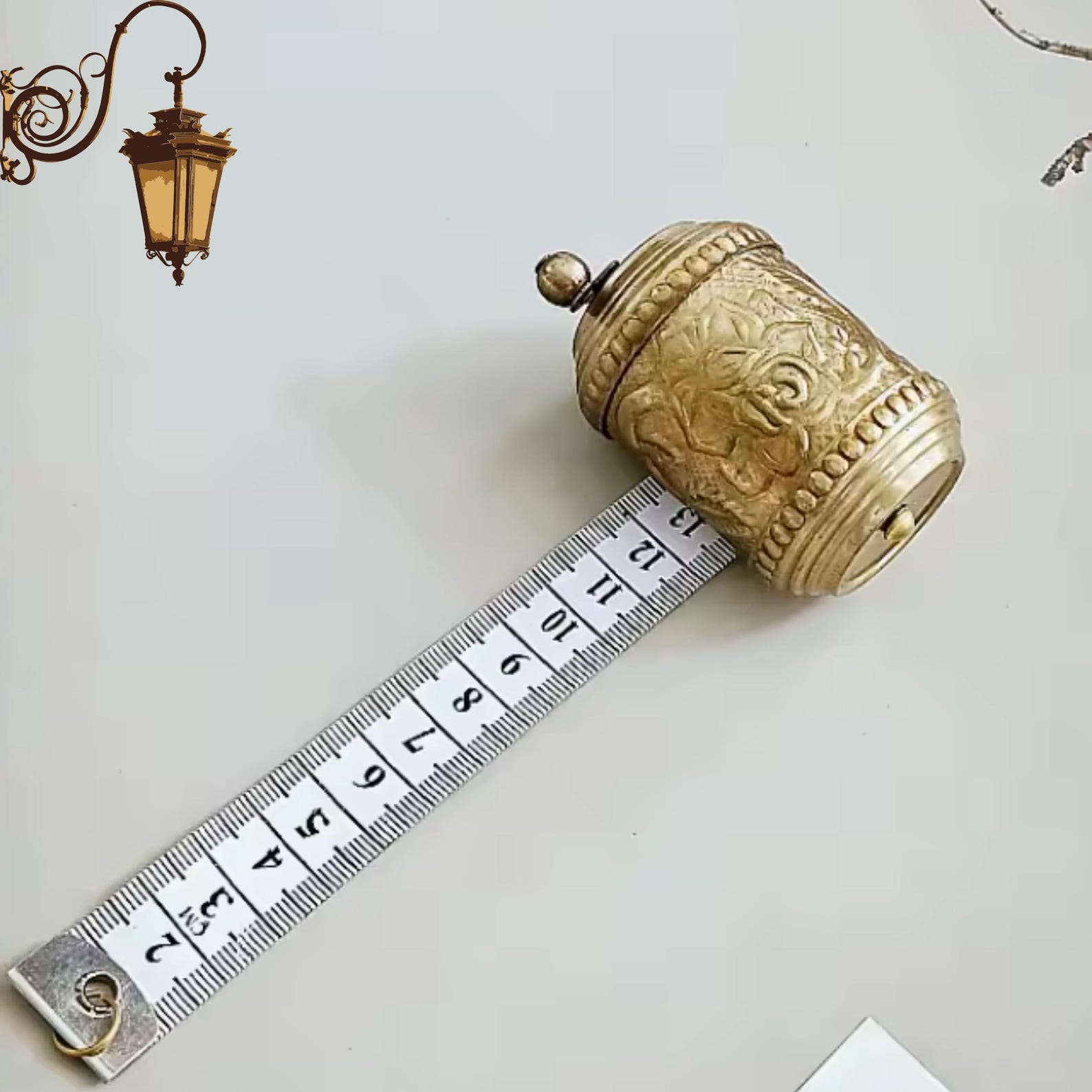 Handmade Brass Tape Measure: Vintage Industrial Artisan Tool (1.5m/60in ...