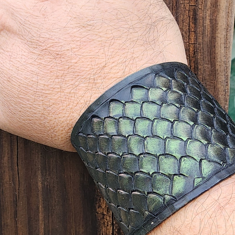 Dragon Scale Leather - Etsy