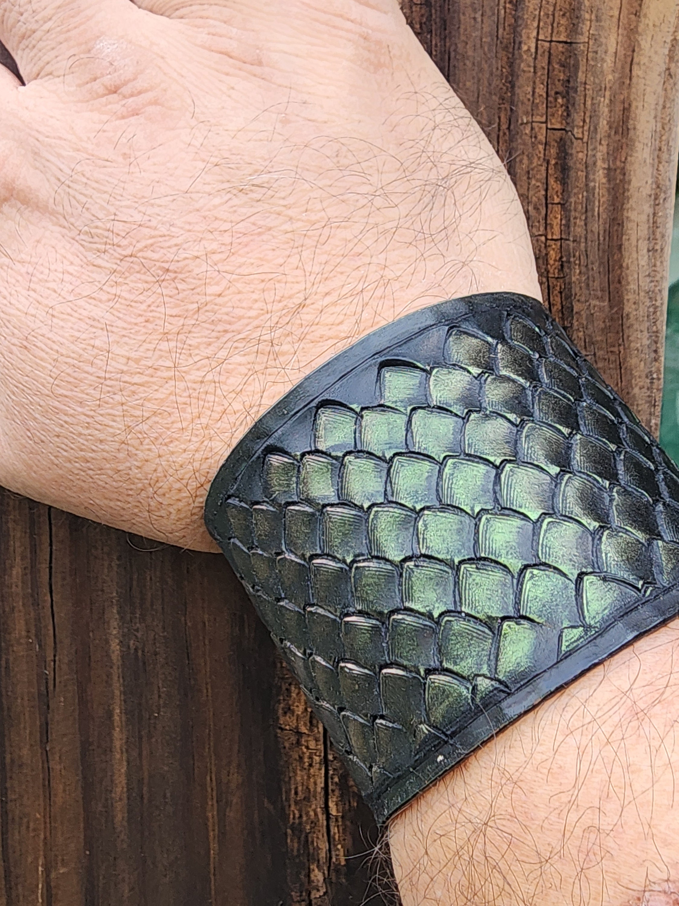 Fantasy, Dragon Scale, Dragon, Stamped Leather, Hand Made - Etsy