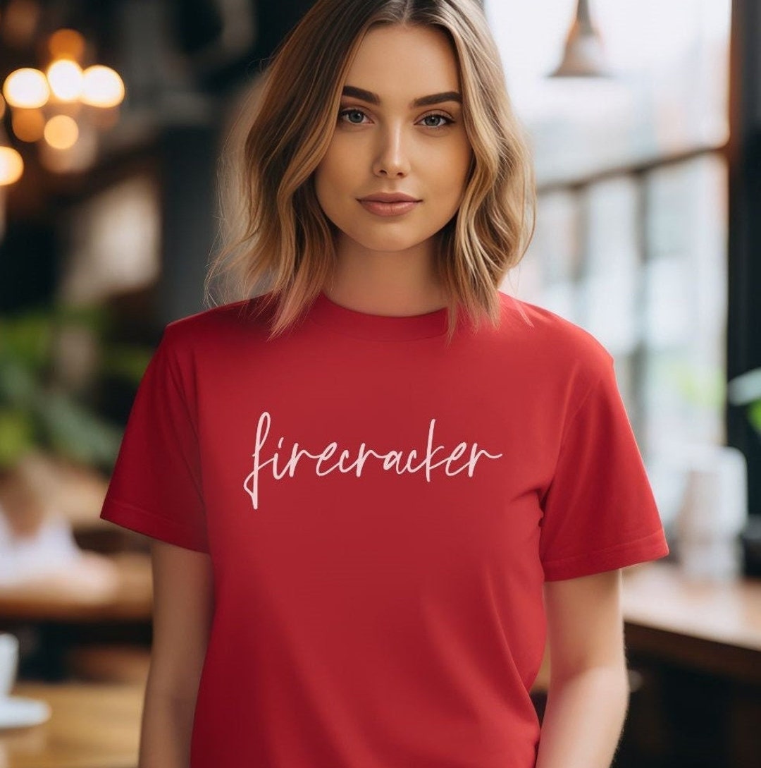 Firecracker Shirt, Fourth of July Shirt, Patriotic Shirt, Memorial Day ...