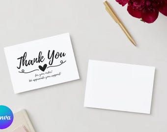 Digital Thank You Card - Etsy
