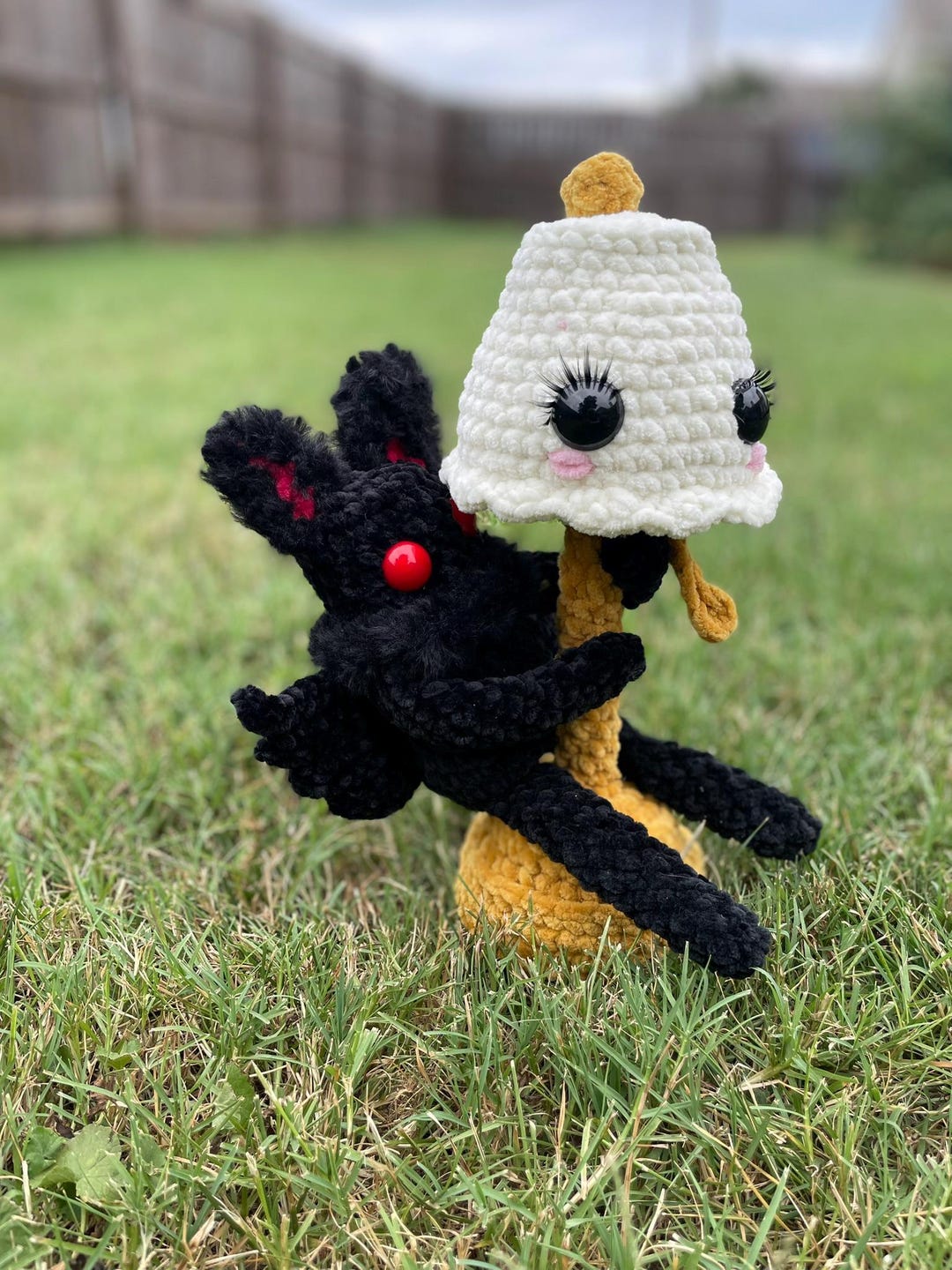 Mothman & Lady Lamp Crochet Pattern - Etsy