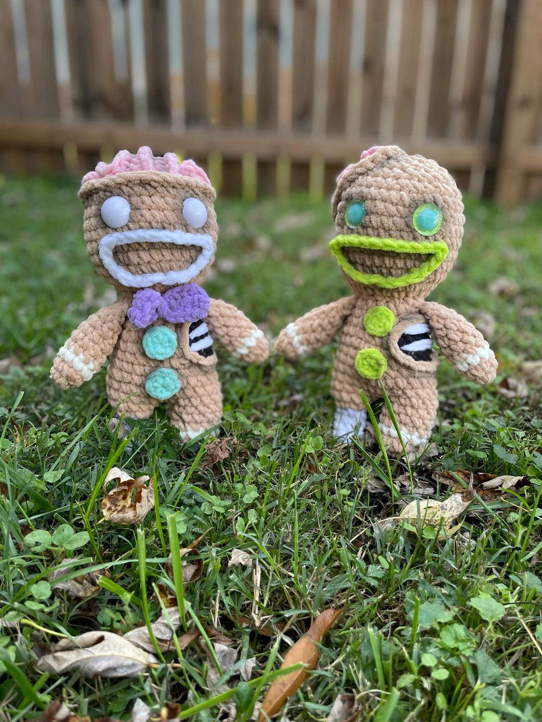 Zombie Gingerbread Man Crochet Pattern - Etsy
