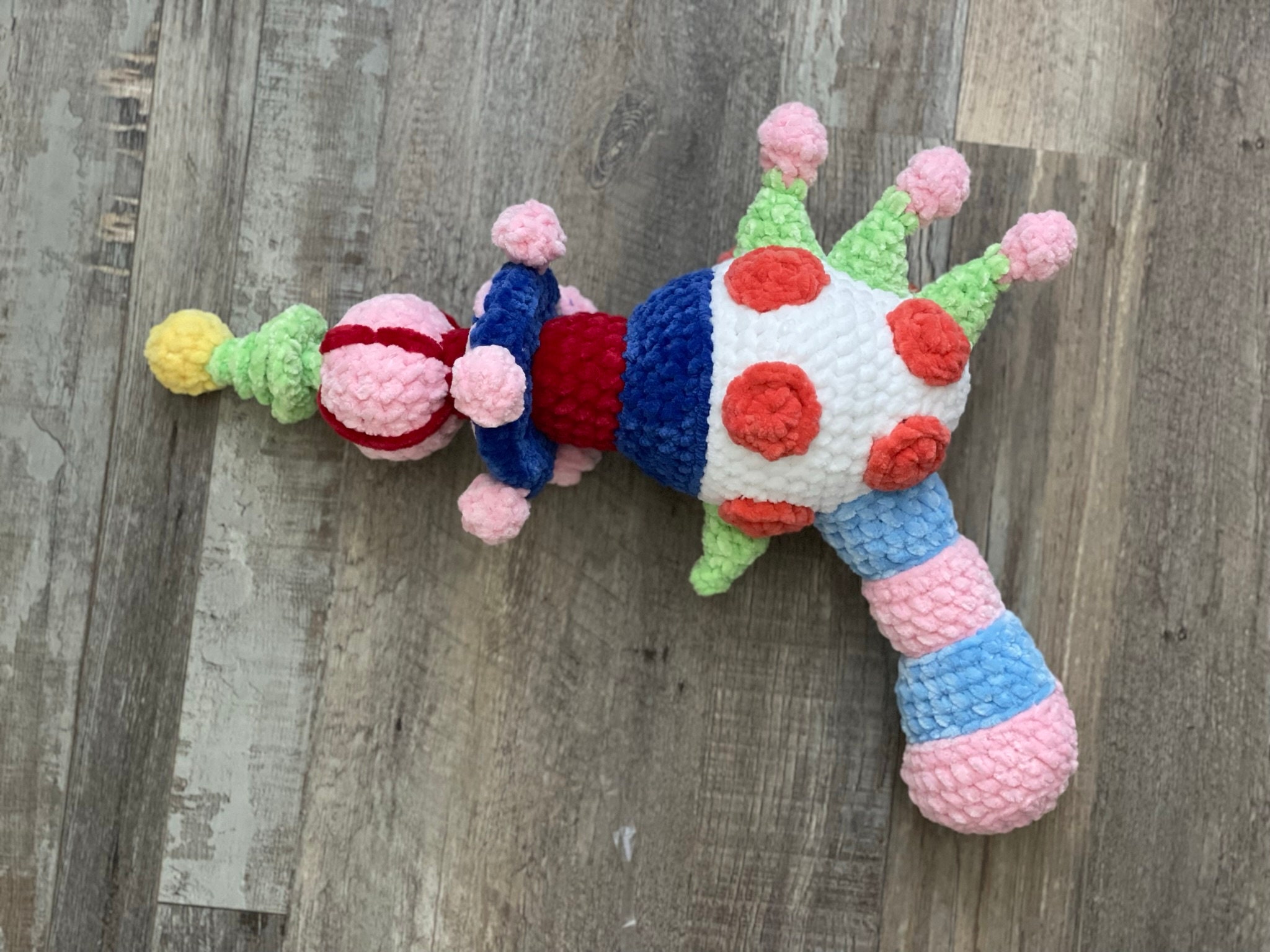 Klown Cotton Candy Ray Gun Crochet Pattern - Etsy