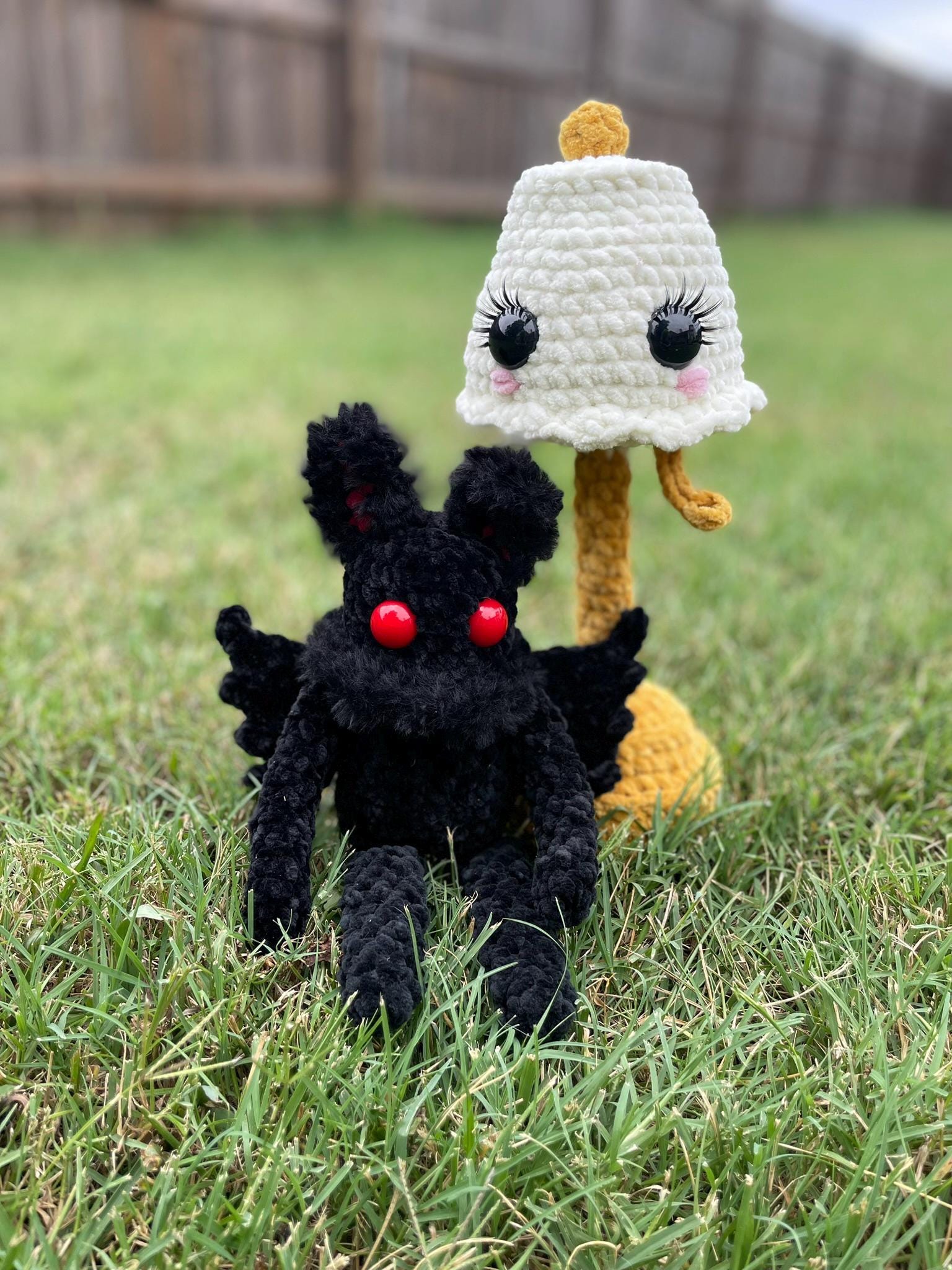 Mothman & Lady Lamp Crochet Pattern - Etsy