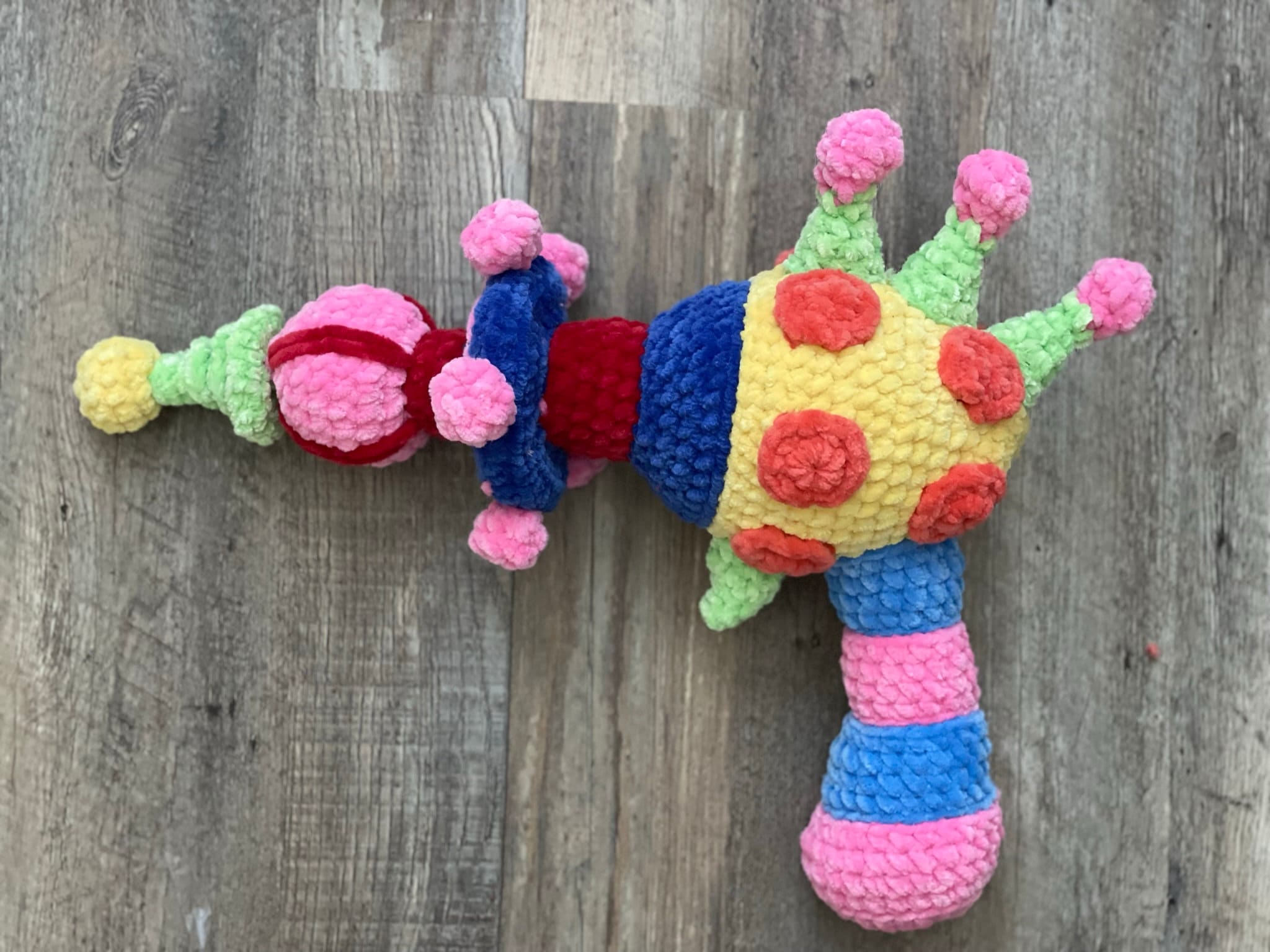Klown Cotton Candy Ray Gun Crochet Pattern - Etsy