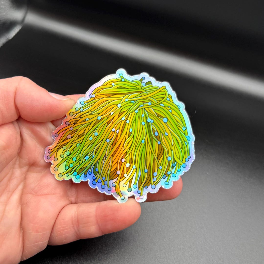 Holographic Holy Grail Torch Sticker Euphyllia Glabrecens Coral - Etsy