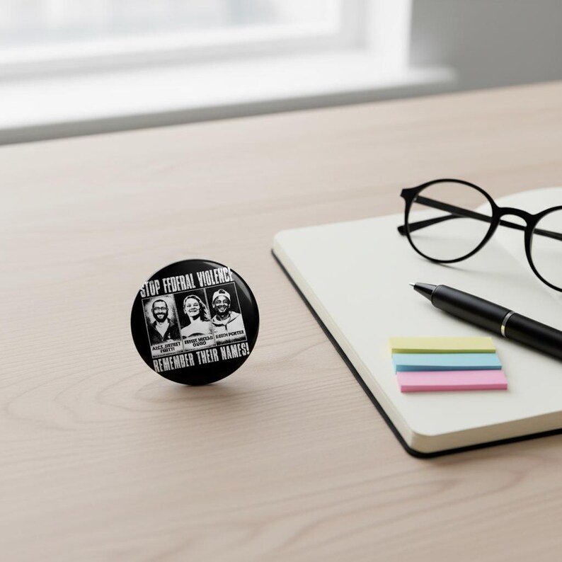Be Pretti Be Good Pin, in Memory of Alex Pretti Pin Button, Social ...