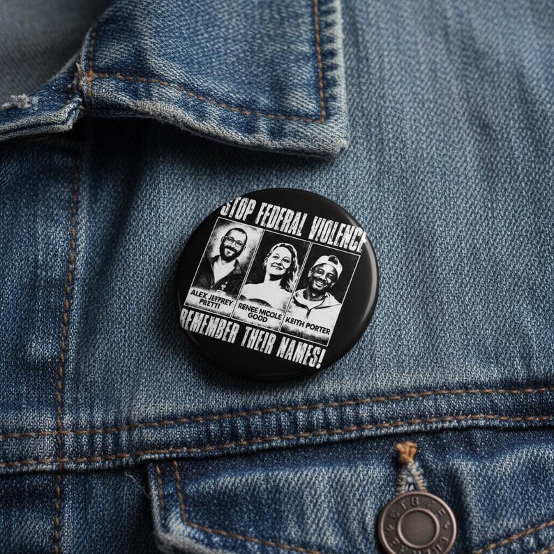 Be Pretti Be Good Pin, in Memory of Alex Pretti Pin Button, Social ...