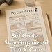Pet Care Planner Printable | Daily Pet Log Sheet | Dog Cat Health ...