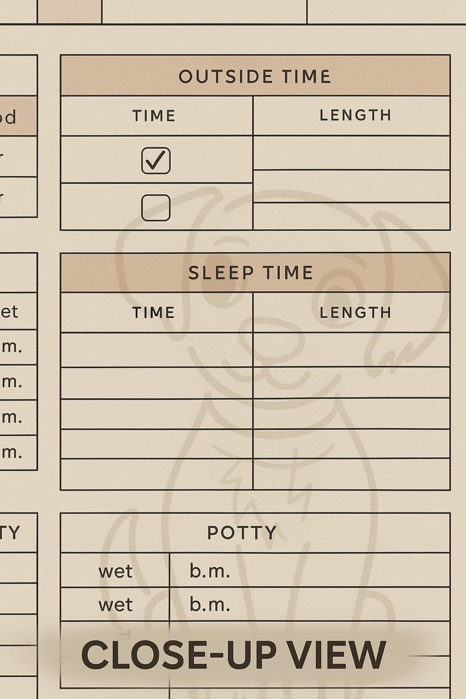 Pet Care Planner Printable | Daily Pet Log Sheet | Dog Cat Health ...