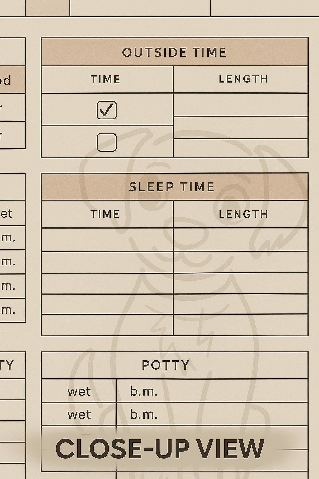 Pet Care Planner Printable | Daily Pet Log Sheet | Dog Cat Health ...