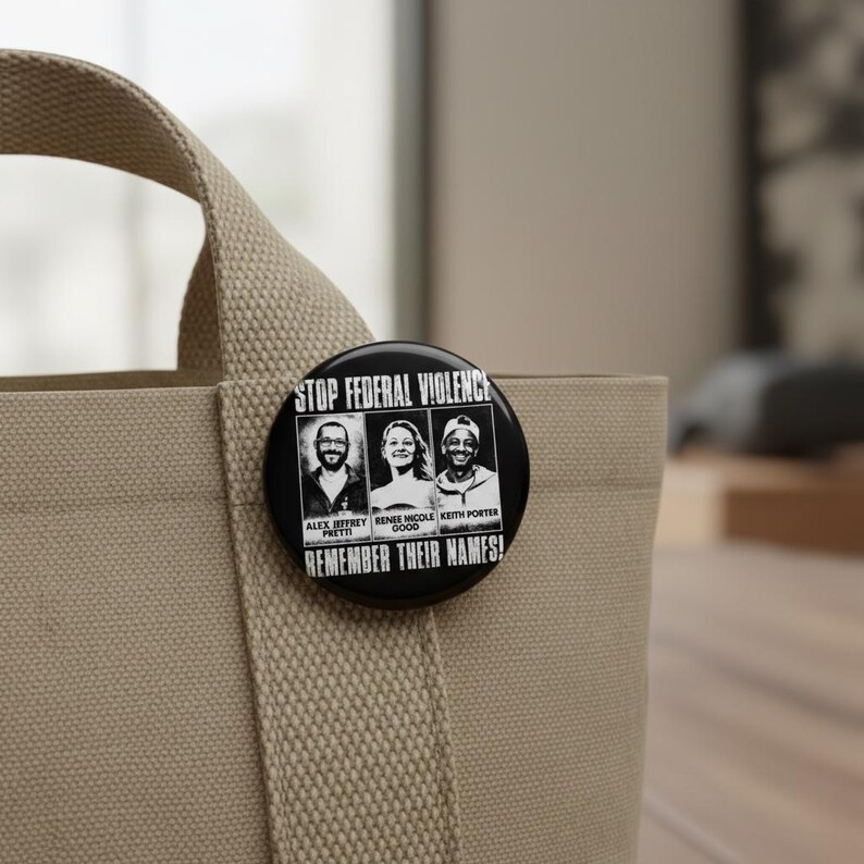 Be Pretti Be Good Pin, in Memory of Alex Pretti Pin Button, Social ...