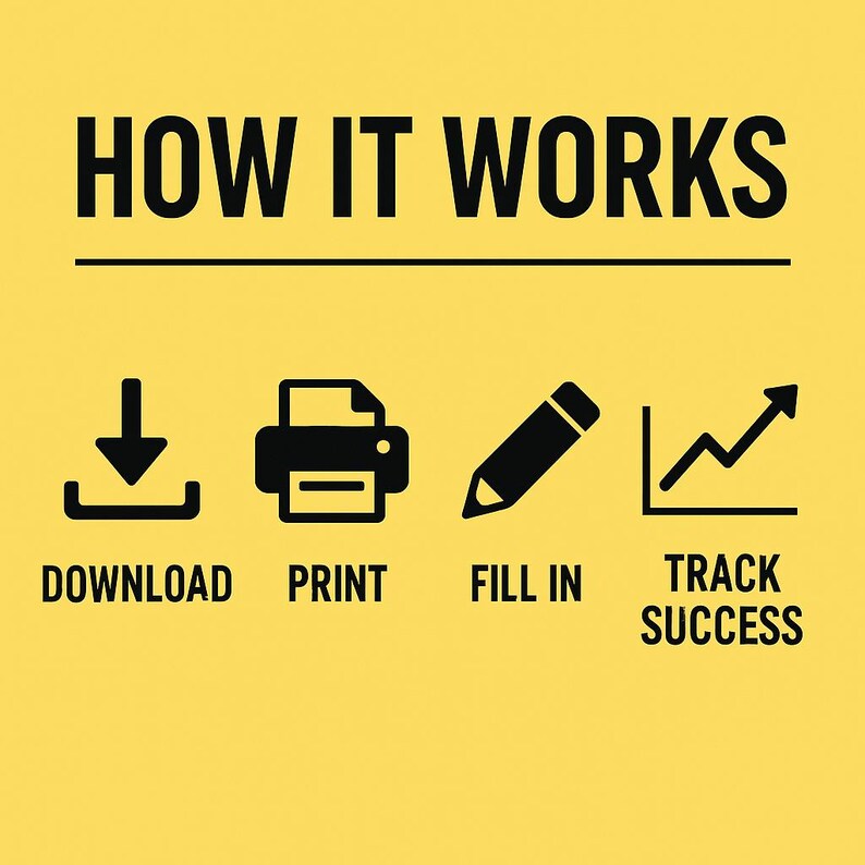 Weekly Fitness Tracker Printable | Editable Workout Log | Exercise Goal ...