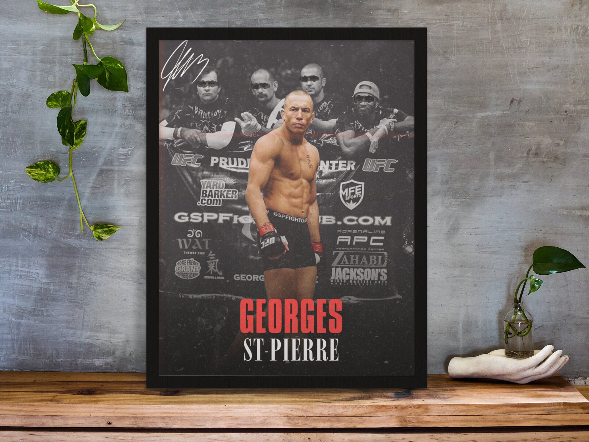 Georges St-pierre Poster, UFC Poster, Poster Ideas, GSP Poster, Fighter ...