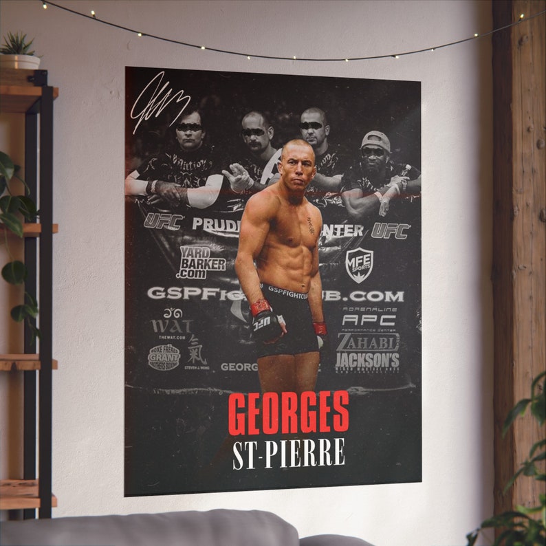 Georges St-pierre Poster, UFC Poster, Poster Ideas, GSP Poster, Fighter ...