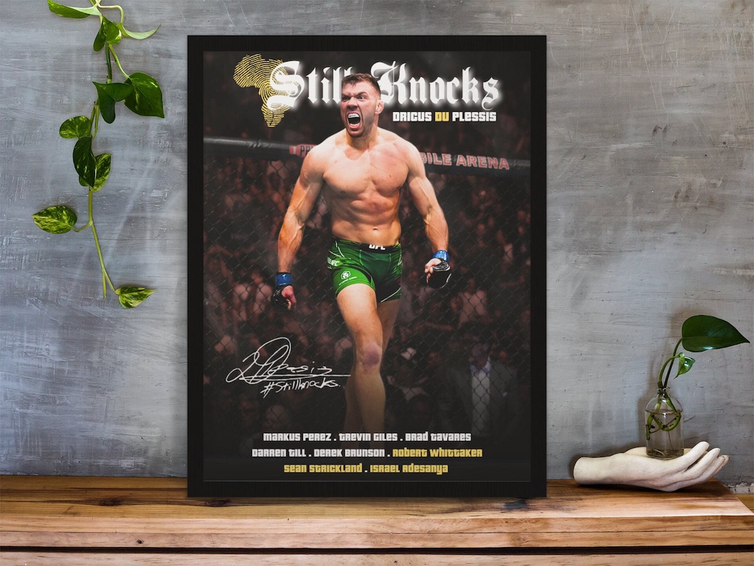 Dricus Du Plessis, Poster, Poster de l'UFC, Idées d'affiches, Poster de ...