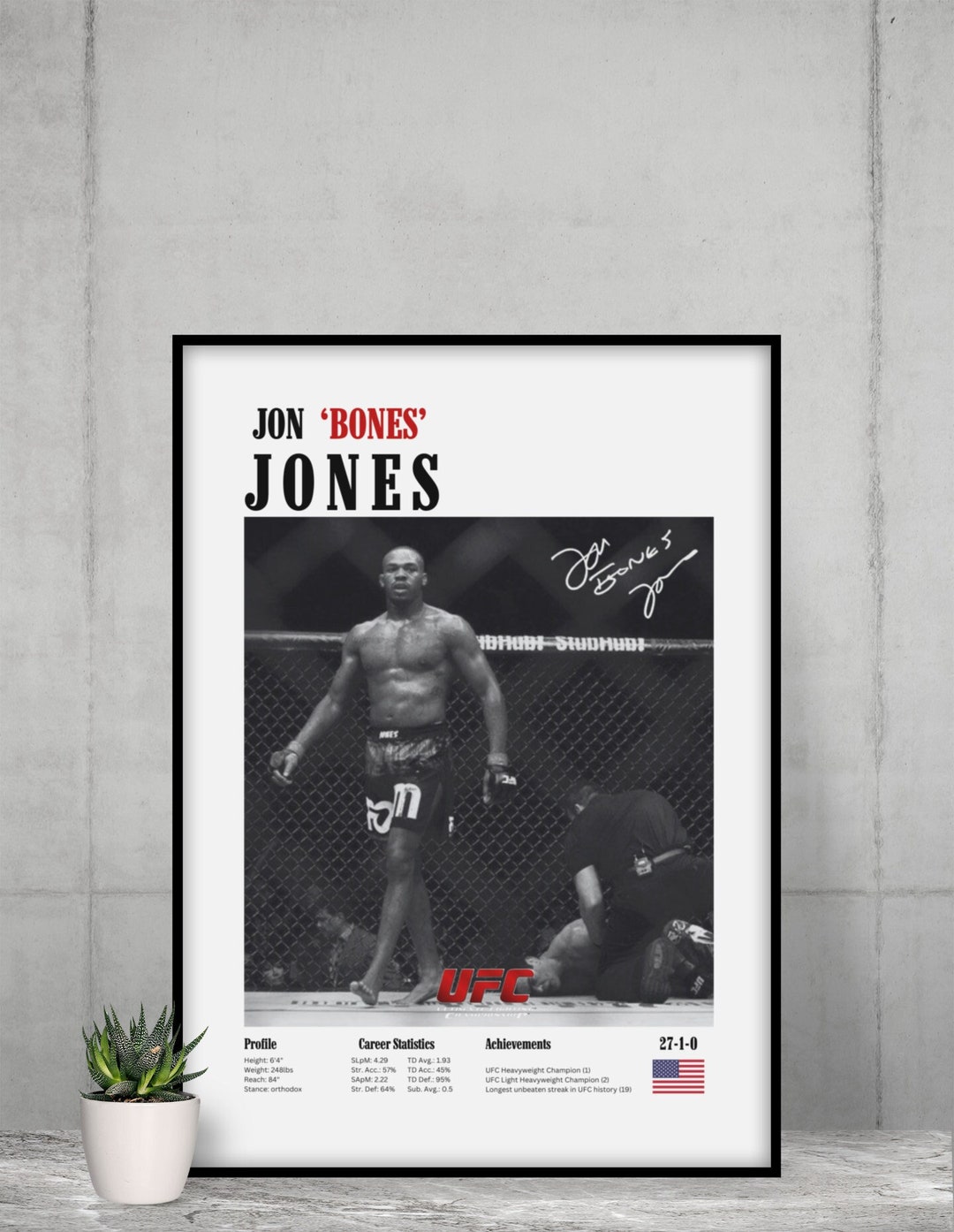 Jon Jones, Poster, UFC Poster, Poster Ideas, Fighter Poster, Athlete ...