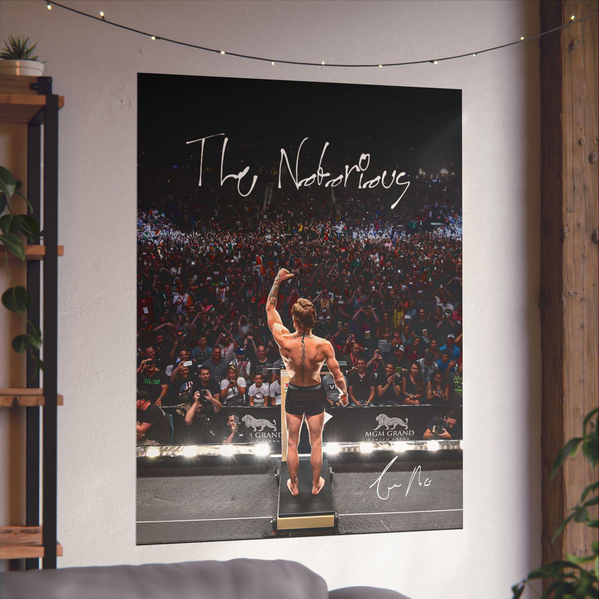 Poster Conor McGregor Notorious, Poster UFC, Poster MMA, Motivation de ...
