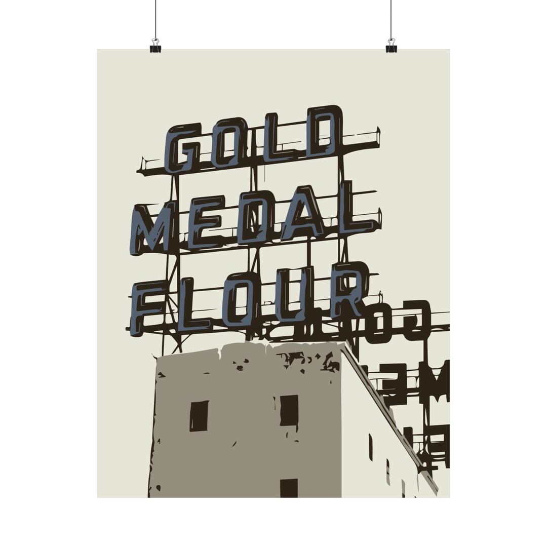 Gold Medal Flour Poster - Etsy