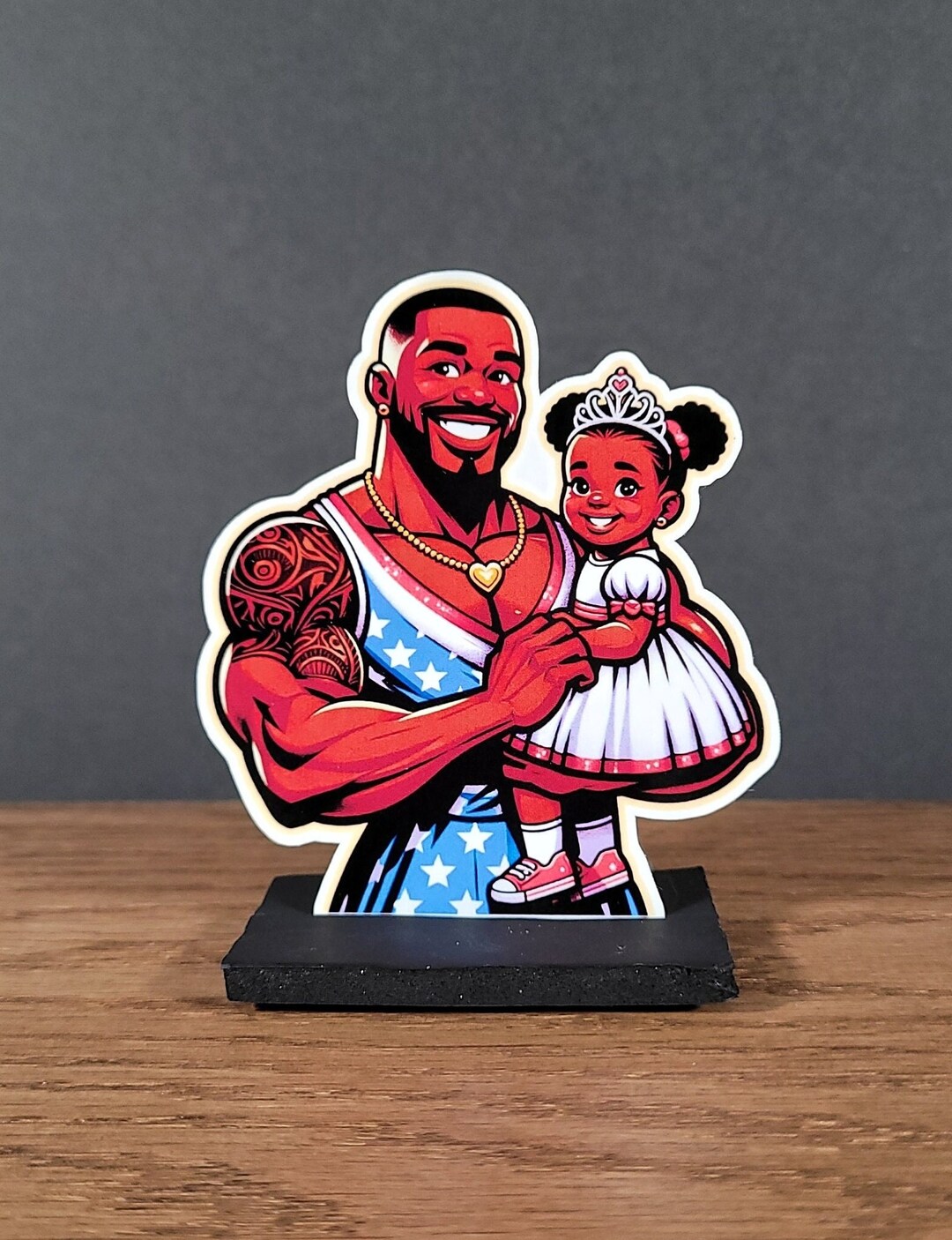 Father Daughter Dress up Stickers for Notebook Fathers Day Gifts Dad ...