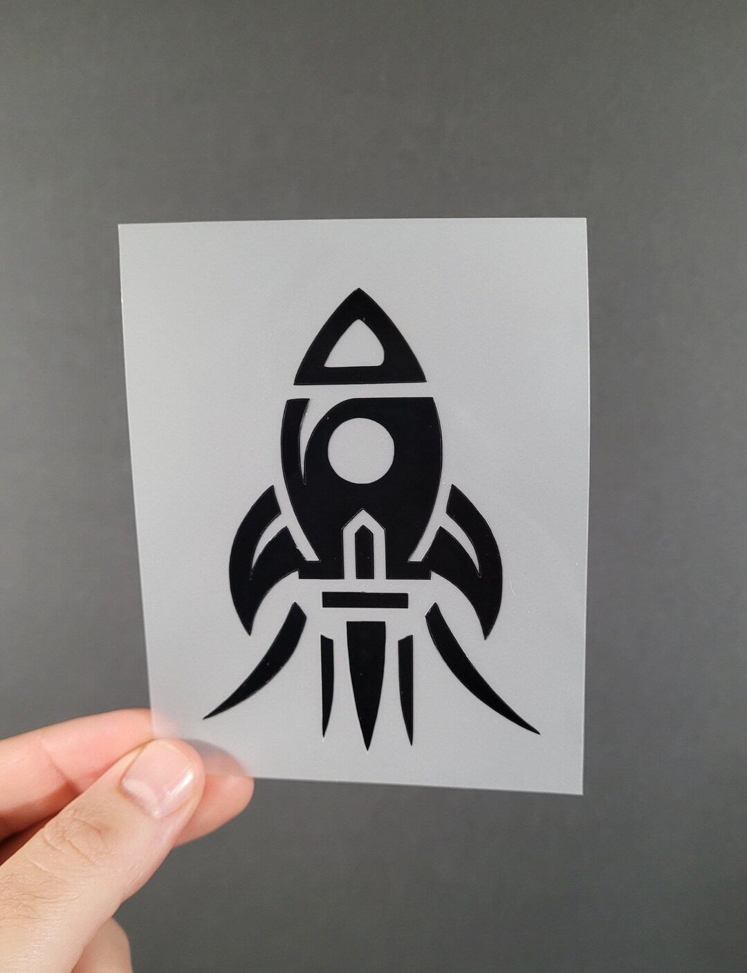 Rocket Ship Decal Space Ship Car Decal Starship Laptop Decal - Etsy