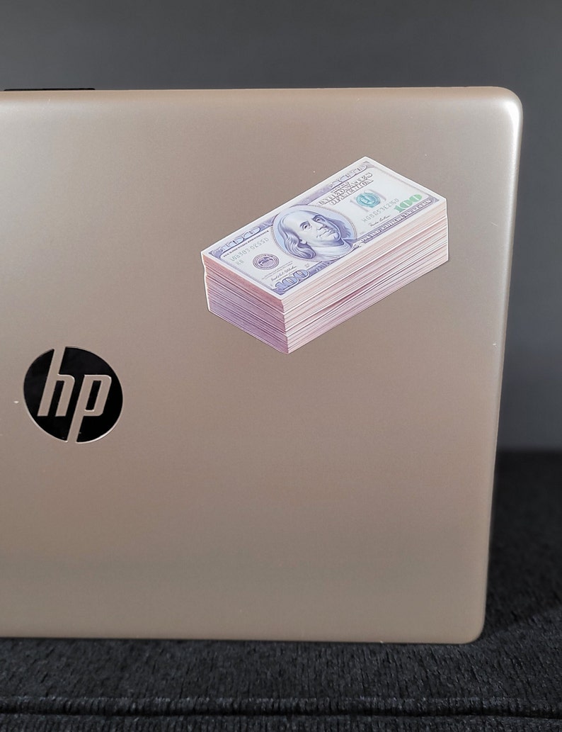 Stack of Money Sticker Dollar Bill Sticker 100 Dollar Bills Cash ...