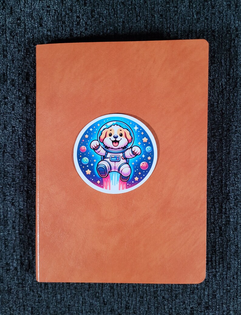 Space Dog Stickers for Kids Gift Ideas for Kids Cute Space Sticker ...